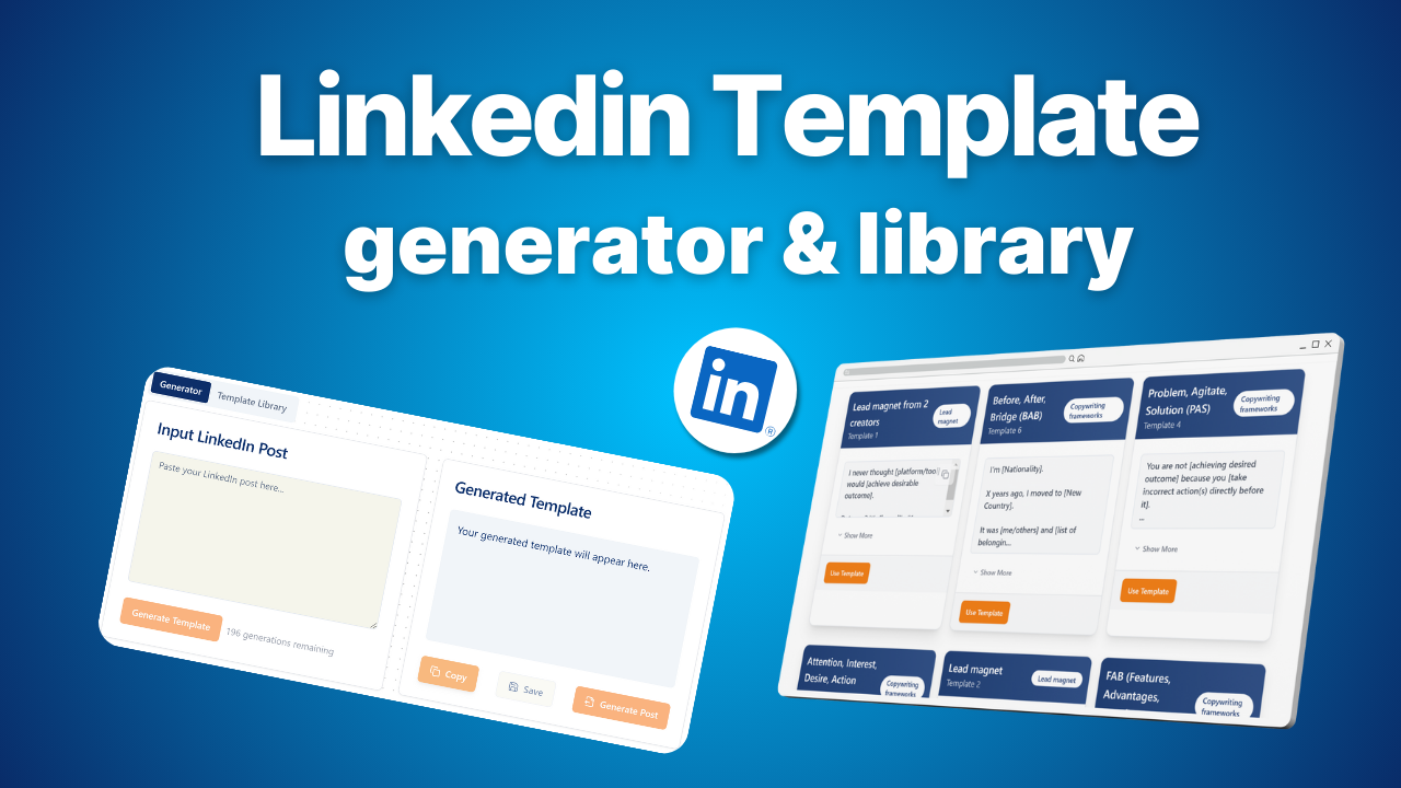 LinkedIn Template Generator: Turn Any Post into a High-Converting ...